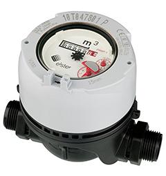 Elster V200 kunststof watermeter Waterhvhmeter elster v200 1" messing 1 ...